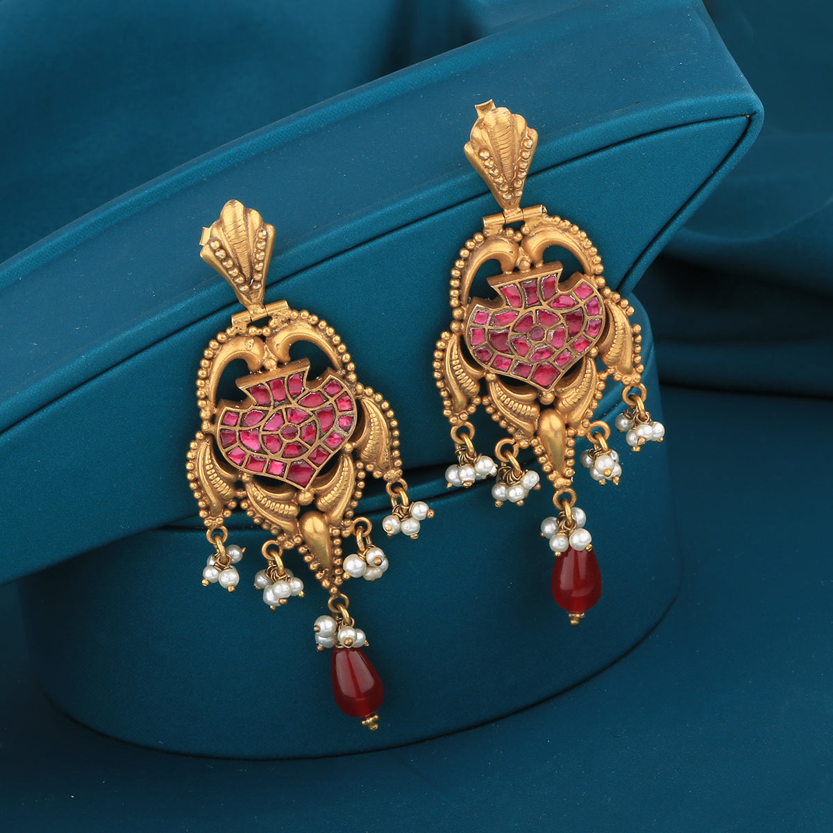 Oorvi Silver Stud and Earring – Airaa Jewelry